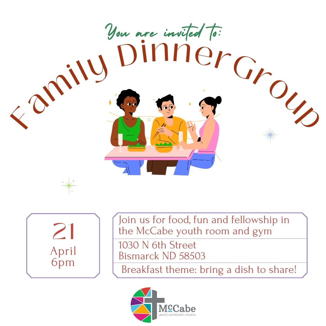 Family Dinner Group - McCabe United Methodist Church