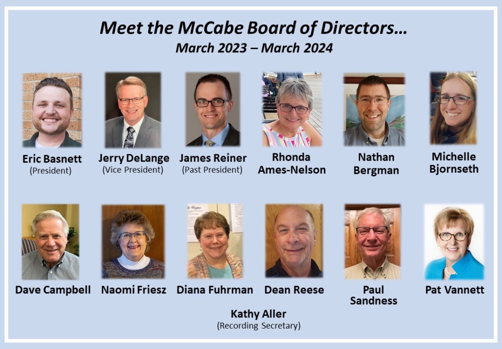 McCabe UMC Board of Directors - McCabe United Methodist Church